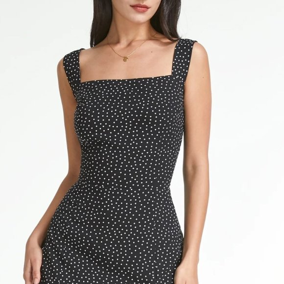 Commense | Dresses | New Commense Black Strap Mini Dress Xs | Poshmark